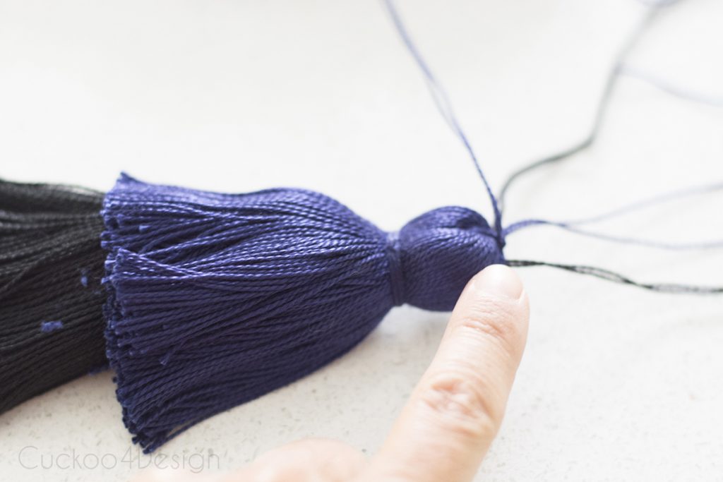 How to make a fancy tassel called layered or stacked tassel - Cuckoo4Design