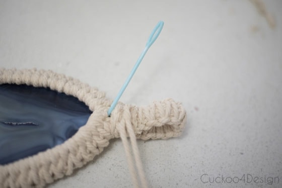 How to make a large macrame stone wrap (plus video tutorial ...
