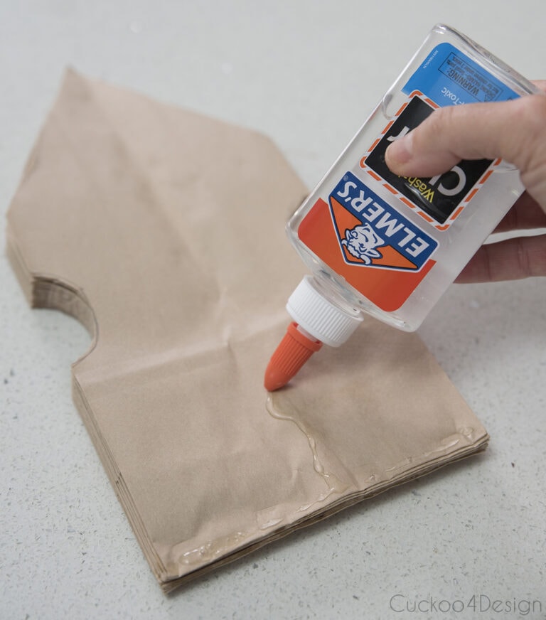 How to make 3D paper bag snowflakes using lunch bags - Cuckoo4Design
