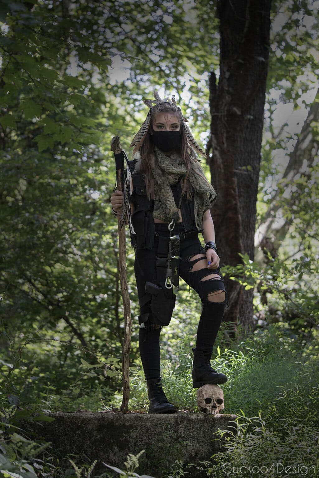 DIY post apocalypse costume for girls and women - Cuckoo4Design