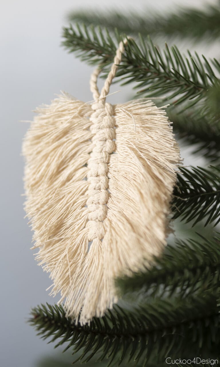 DIY Macrame Feather tutorial (6 different ways to use them) - Cuckoo4Design