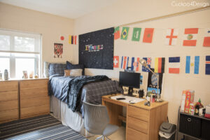 Our son's White Hall Temple University dorm room - Cuckoo4Design