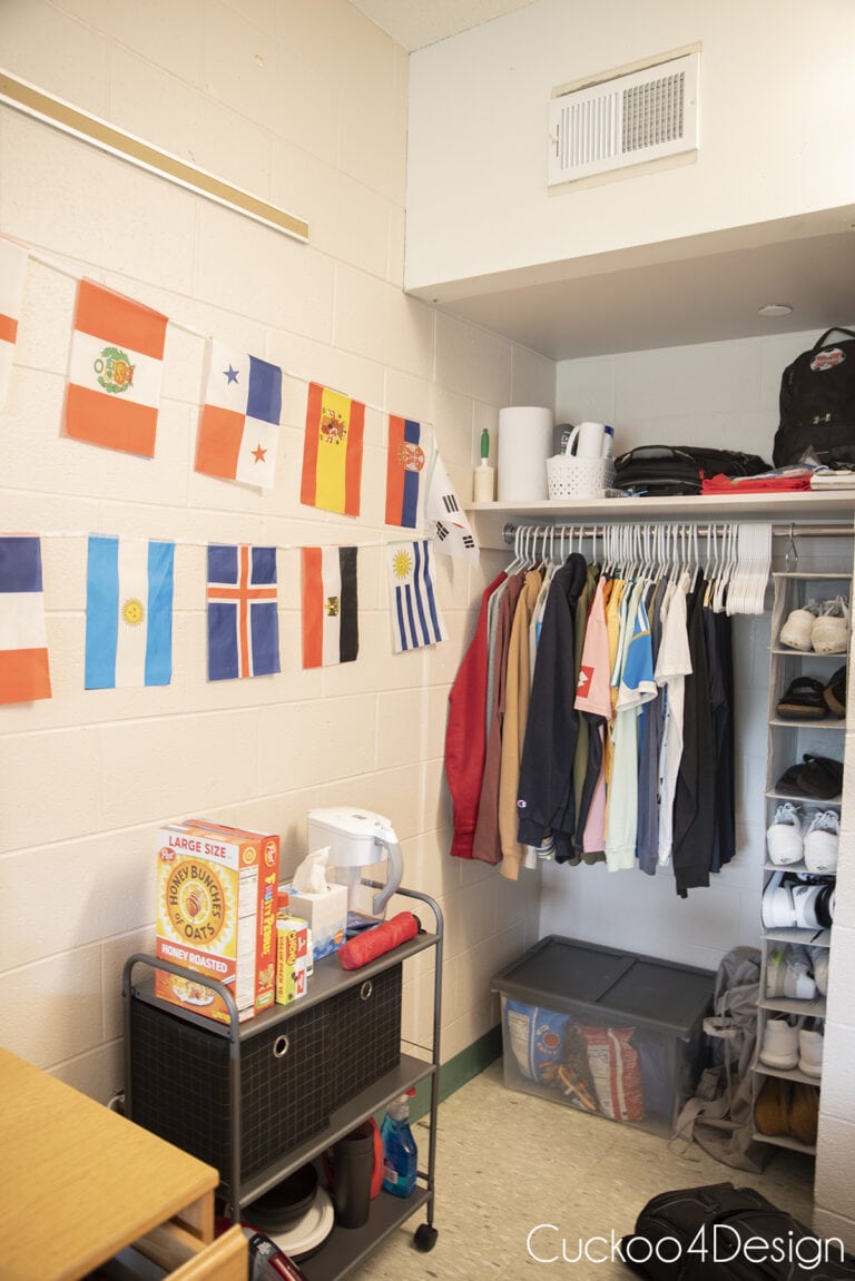 Our son's White Hall Temple University dorm room - Cuckoo4Design