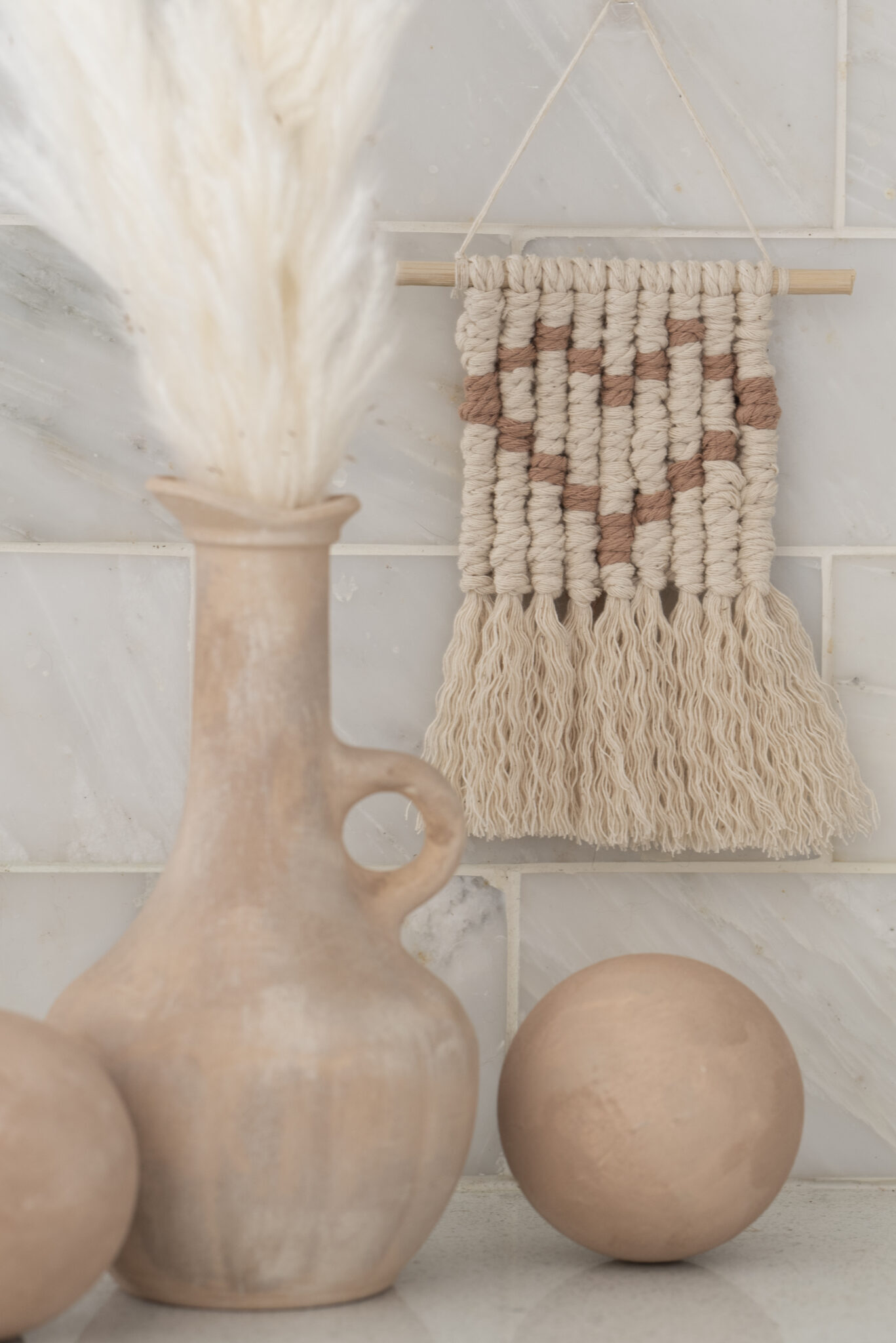 simple DIY macrame heart for Valentine’s Day - Cuckoo4Design