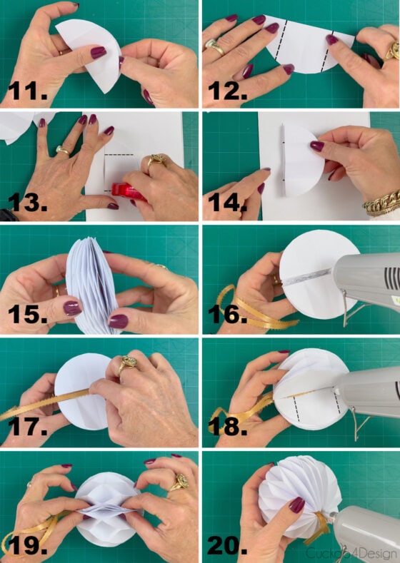 DIY honeycomb ornament: quick and easy Christmas craft tutorial ...
