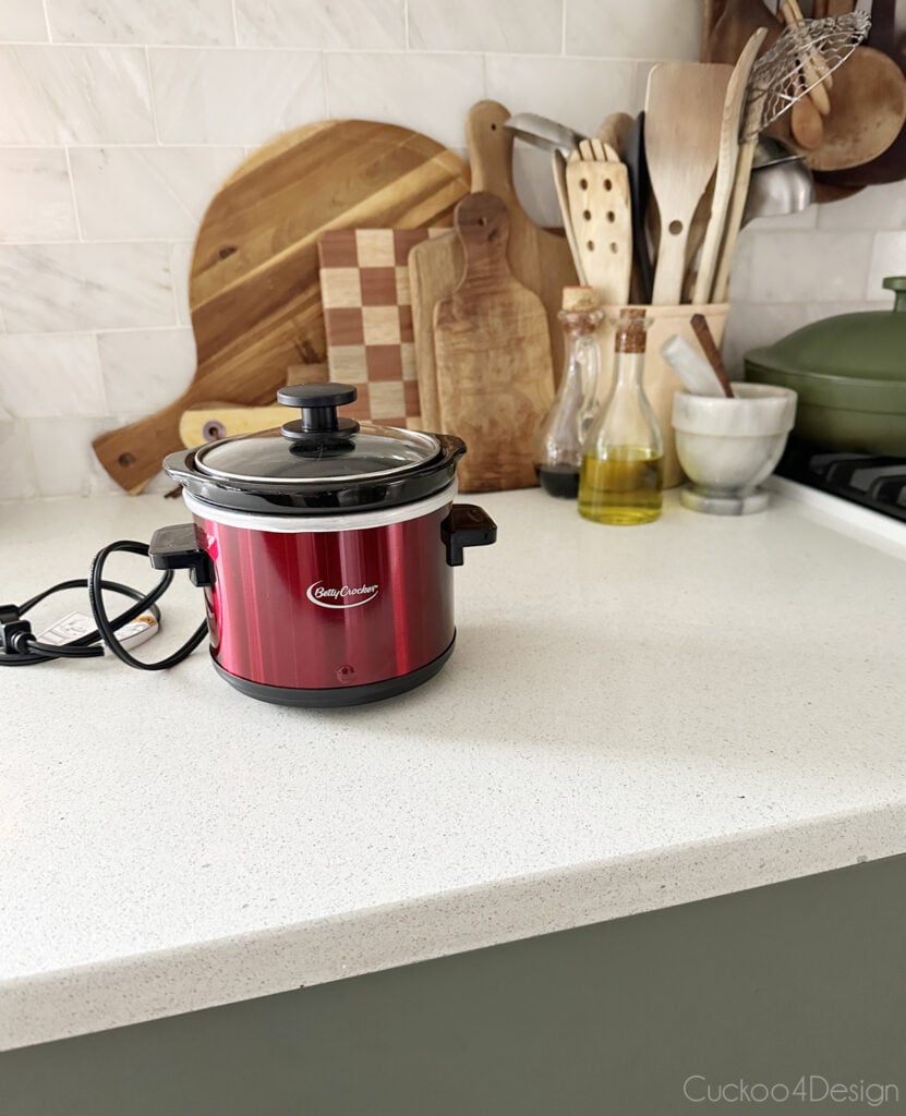 Easy crockpot makeover without using paint - Cuckoo4Design