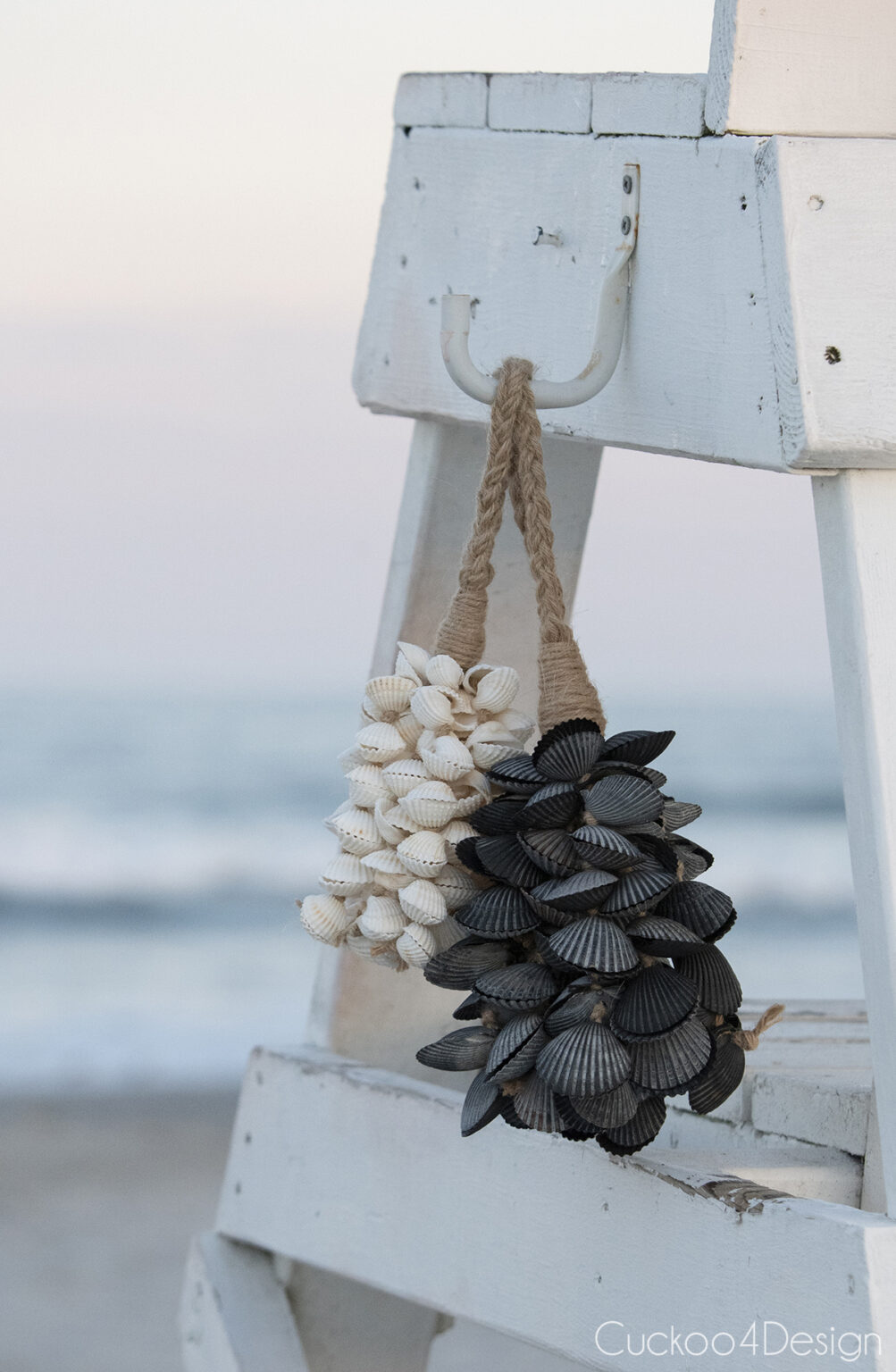 How to make seashell tassels as boho beach decor - Cuckoo4Design