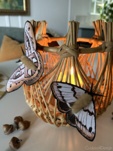 How to make a fun paper moth (template included) - Cuckoo4Design
