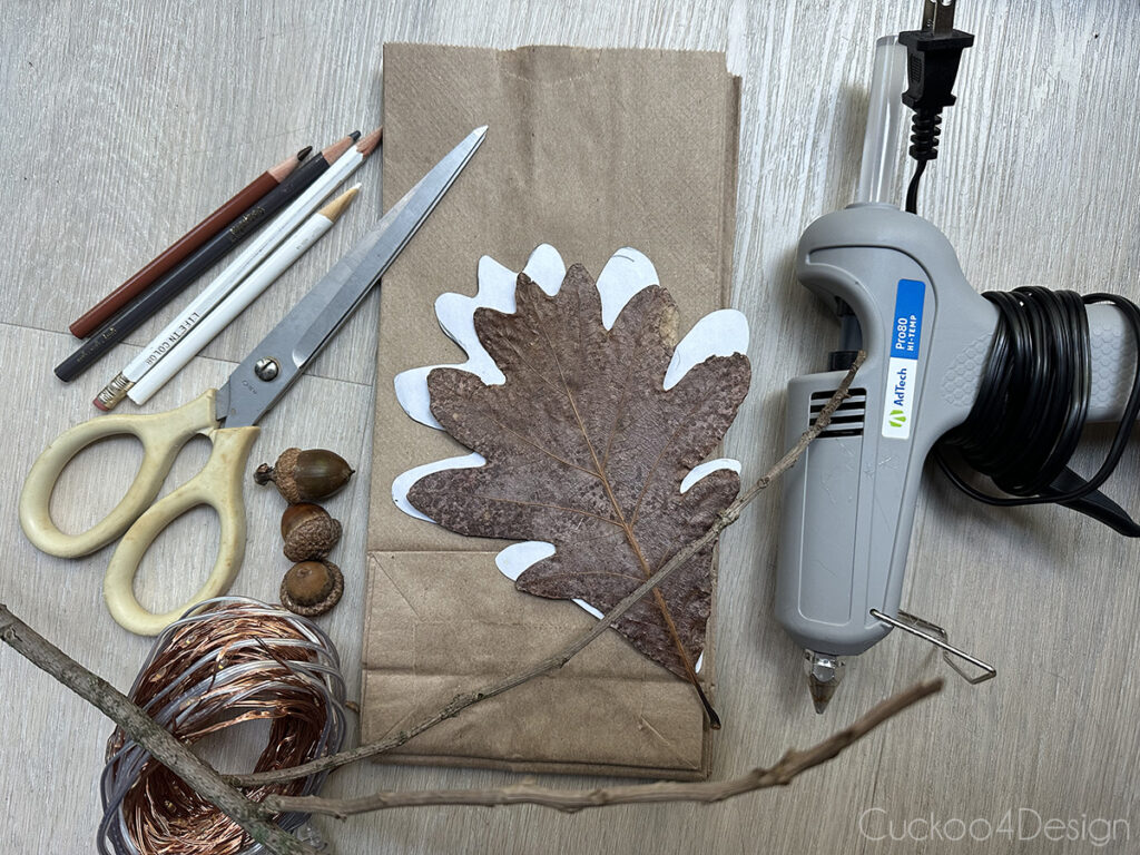 DIY paper leaf – How to make paper leaves step-by-step - Cuckoo4Design
