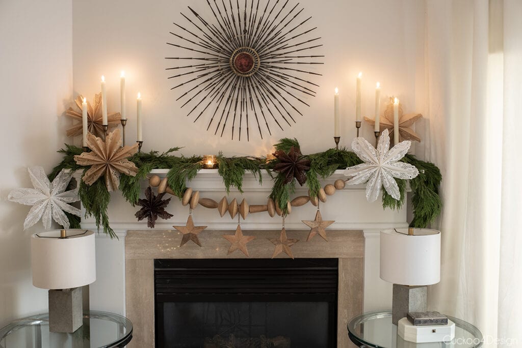 Easy, lacy DIY paper doily snowflakes - Cuckoo4Design