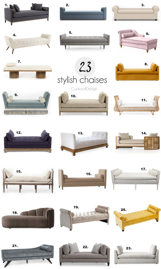 23 favorite stylish chaise lounge sofas - Cuckoo4Design