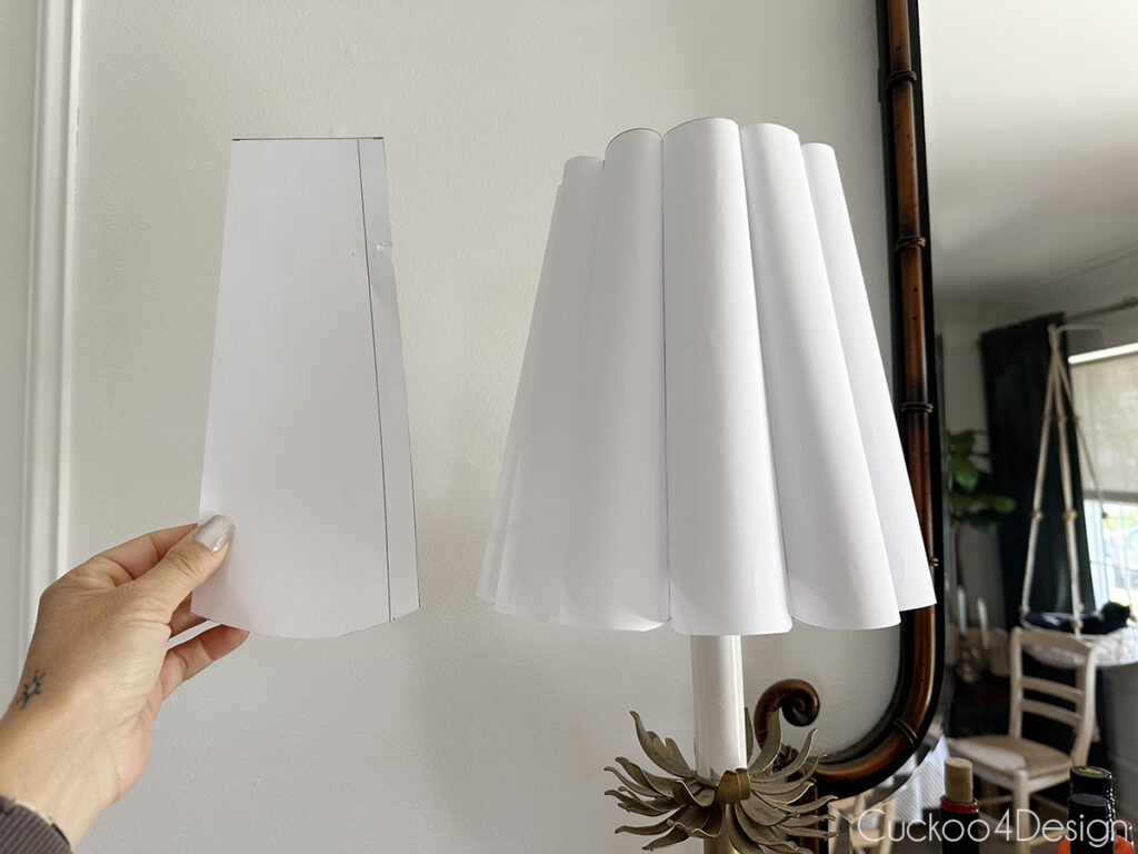 How to make a fluted lampshade in different shapes and sizes ...