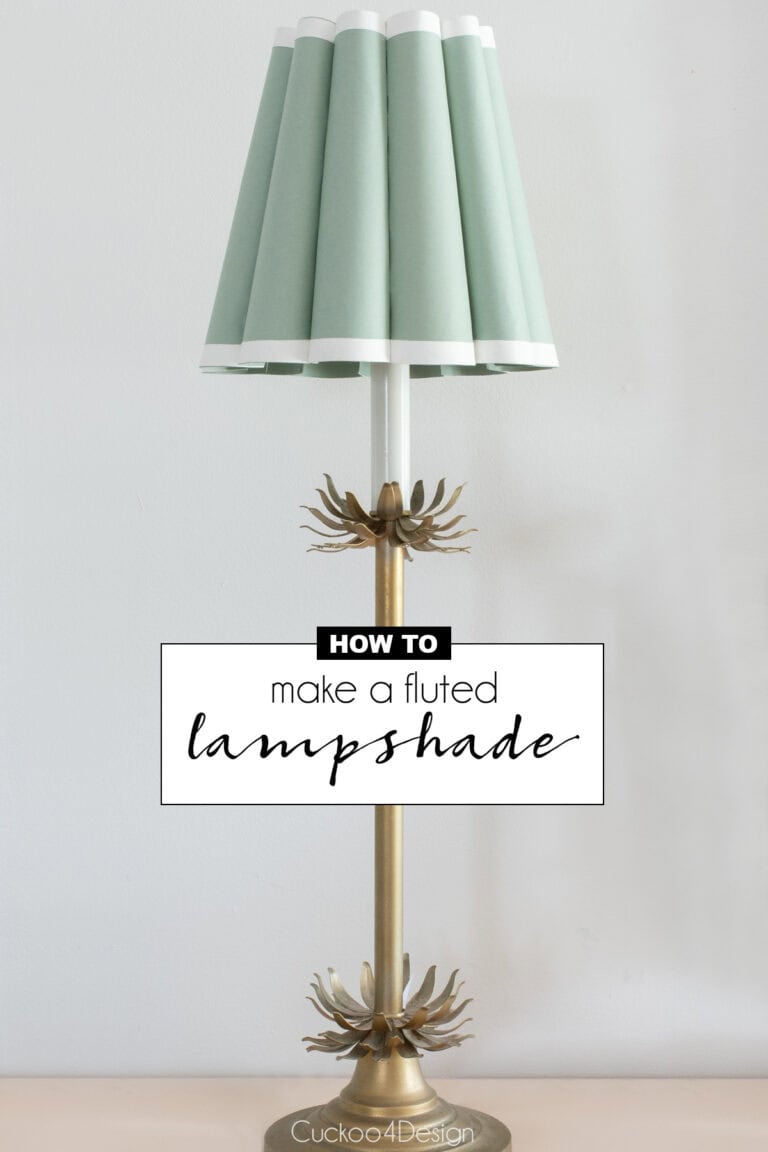 How to make a fluted lampshade in different shapes and sizes ...