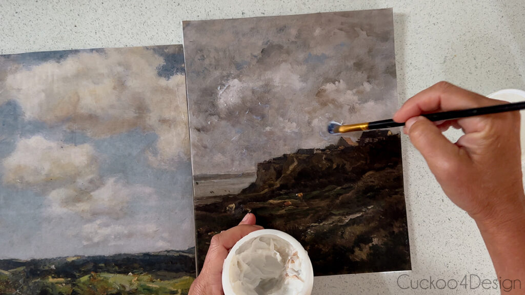 How to make a print look like a painting (using cheap supplies ...