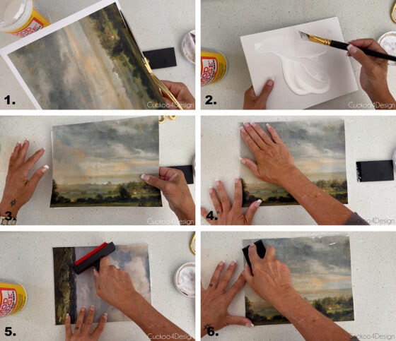 How to make a print look like a painting (using cheap supplies ...