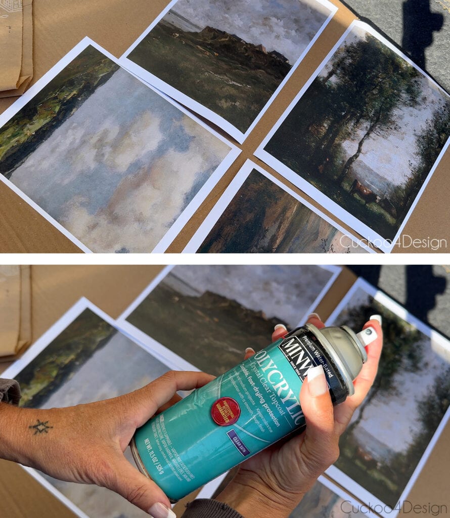 How to make a print look like a painting (using cheap supplies ...