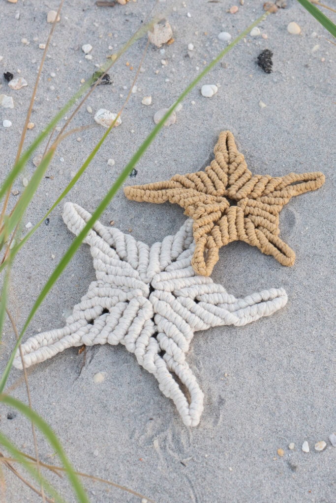 Easy DIY macrame starfish tutorial - Cuckoo4Design